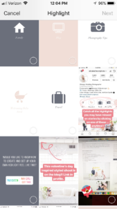 How to create instagram story highlights - elizabethnord.com